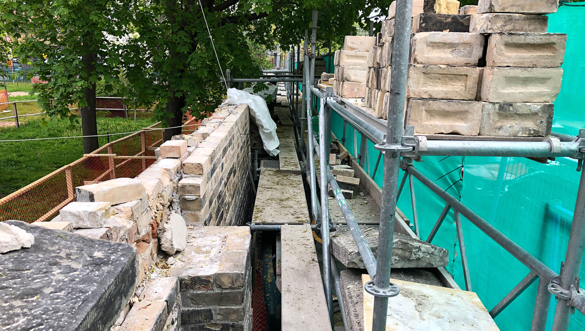 CAMH Redevelopment Update: Preserving CAMH’s historic boundary wall | CAMH