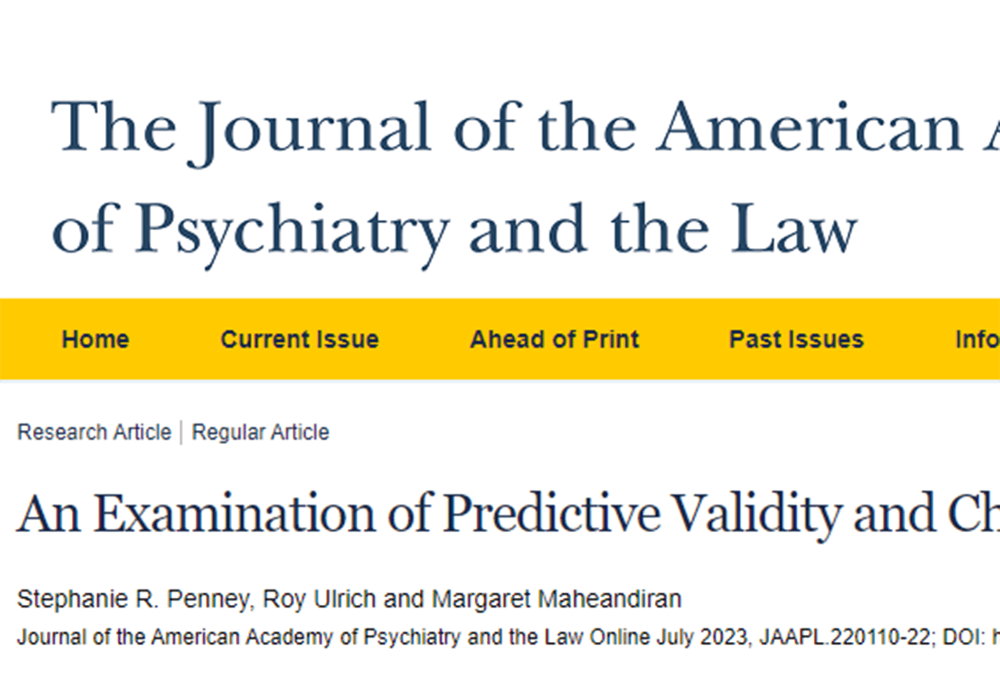 Risk and Recovery | CAMH